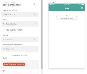 AdaloのカスタムコンポーネントとData collectionを連携する - Lethediana Tech